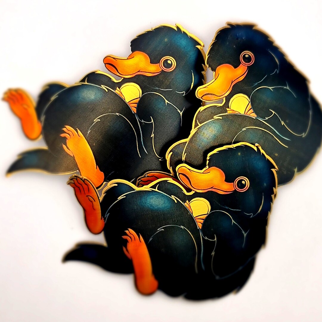 Niffler Vinyl Sticker - Gold Foil or White - Etsy