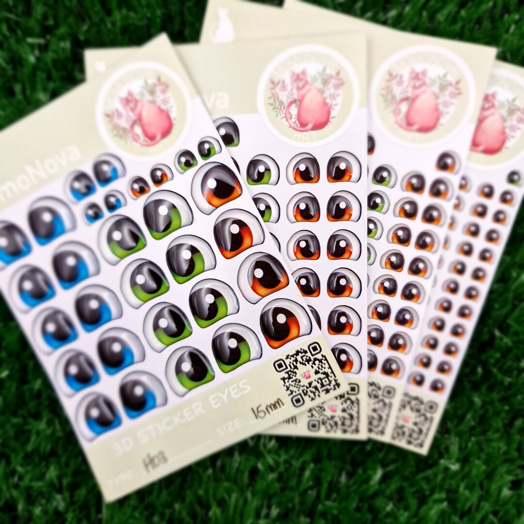 Adhesive Resin Eyes - H03 - Etsy
