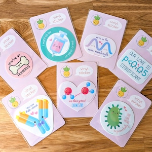 Bacteria VINYL STICKER — "i'm so Cultured" Tiny Pineapple Studio Petri ...