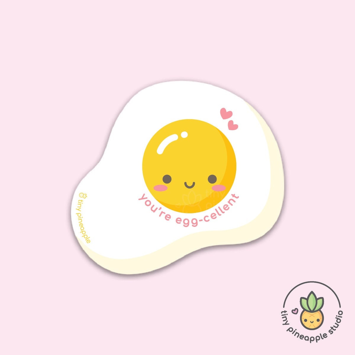 Egg-cellent VINYL STICKER you're Egg-cellent - Etsy
