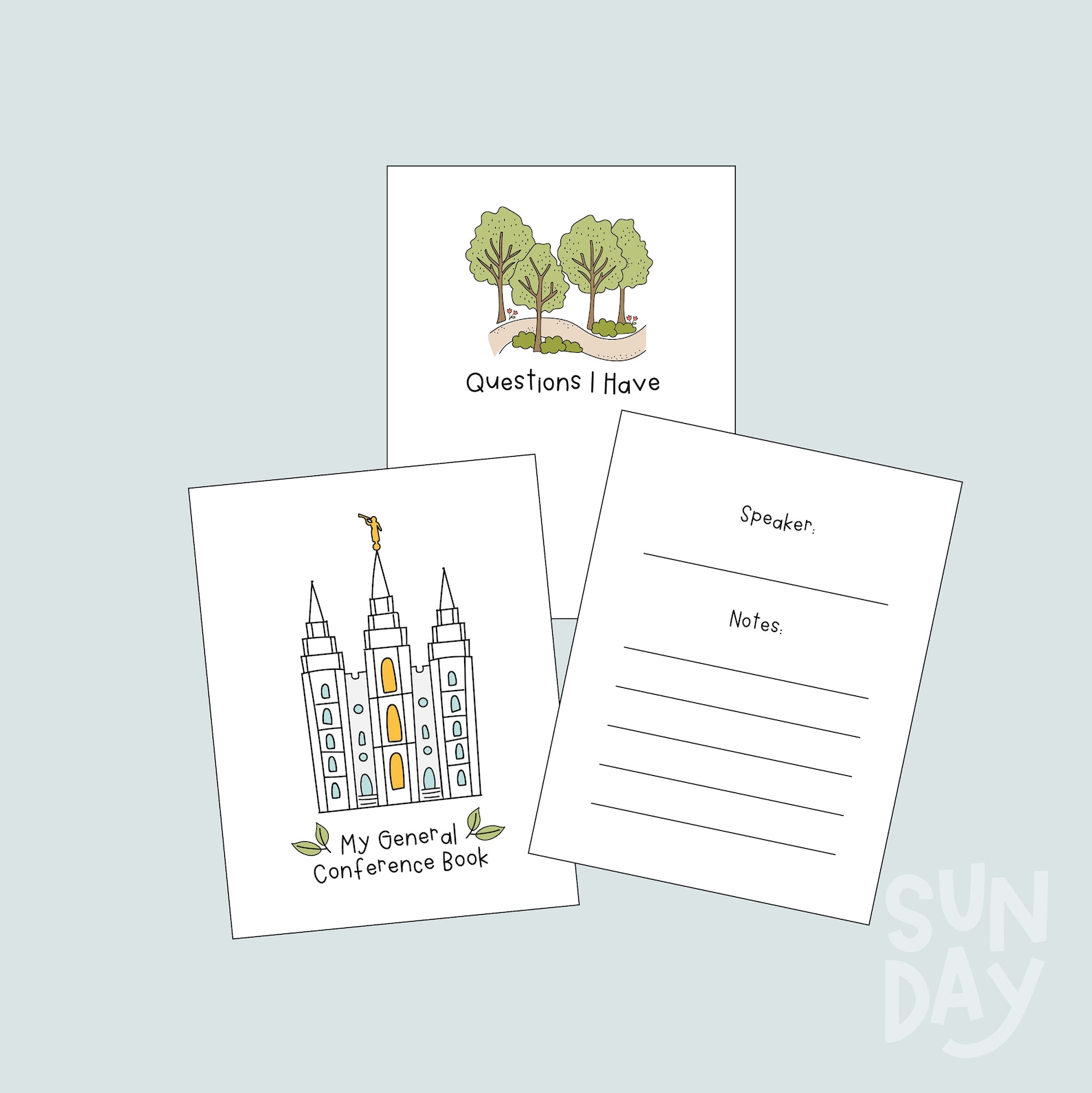 Mini General Conference Book for Primary Kids - Etsy