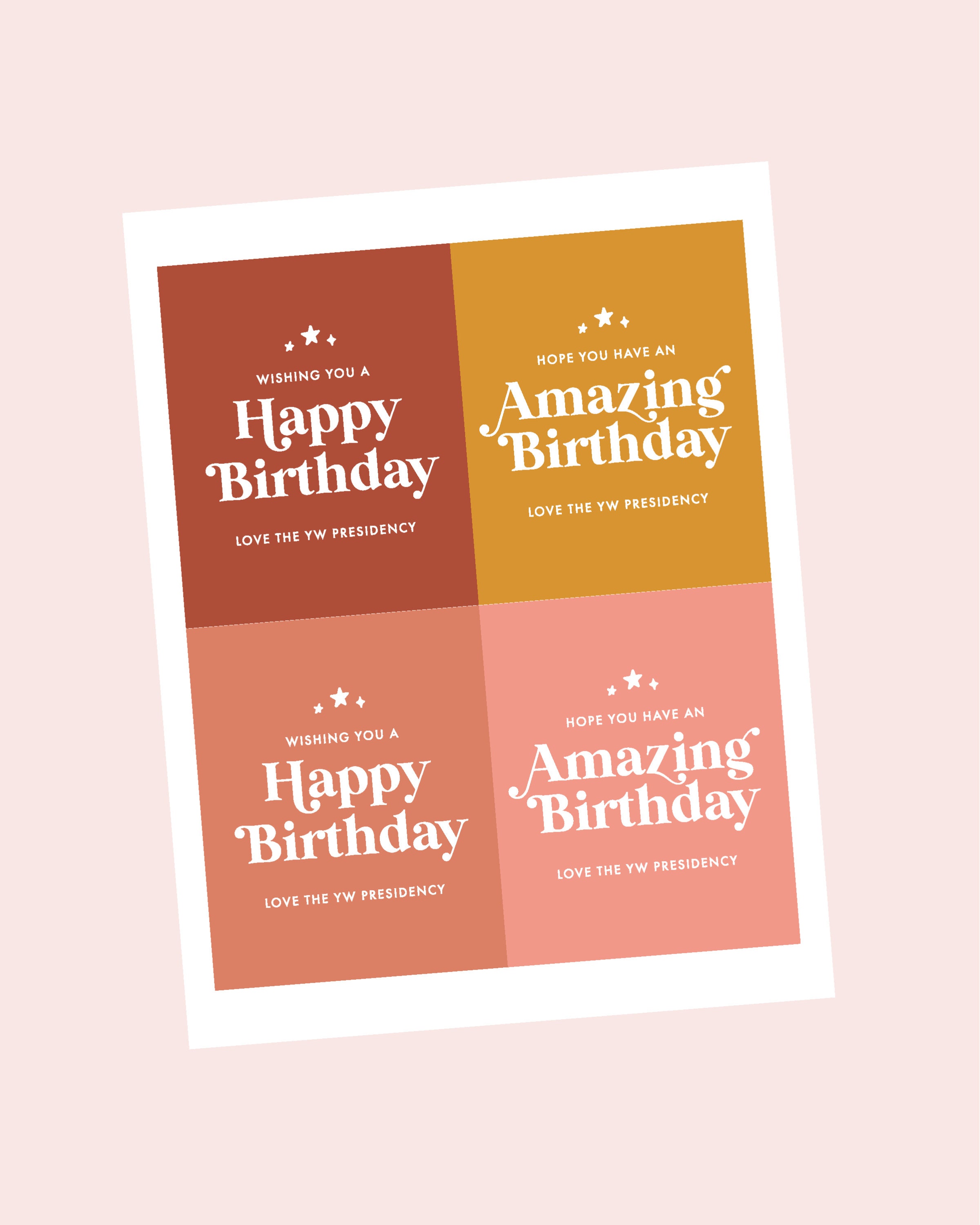 Young Womens Birthday Tag Printable - Etsy