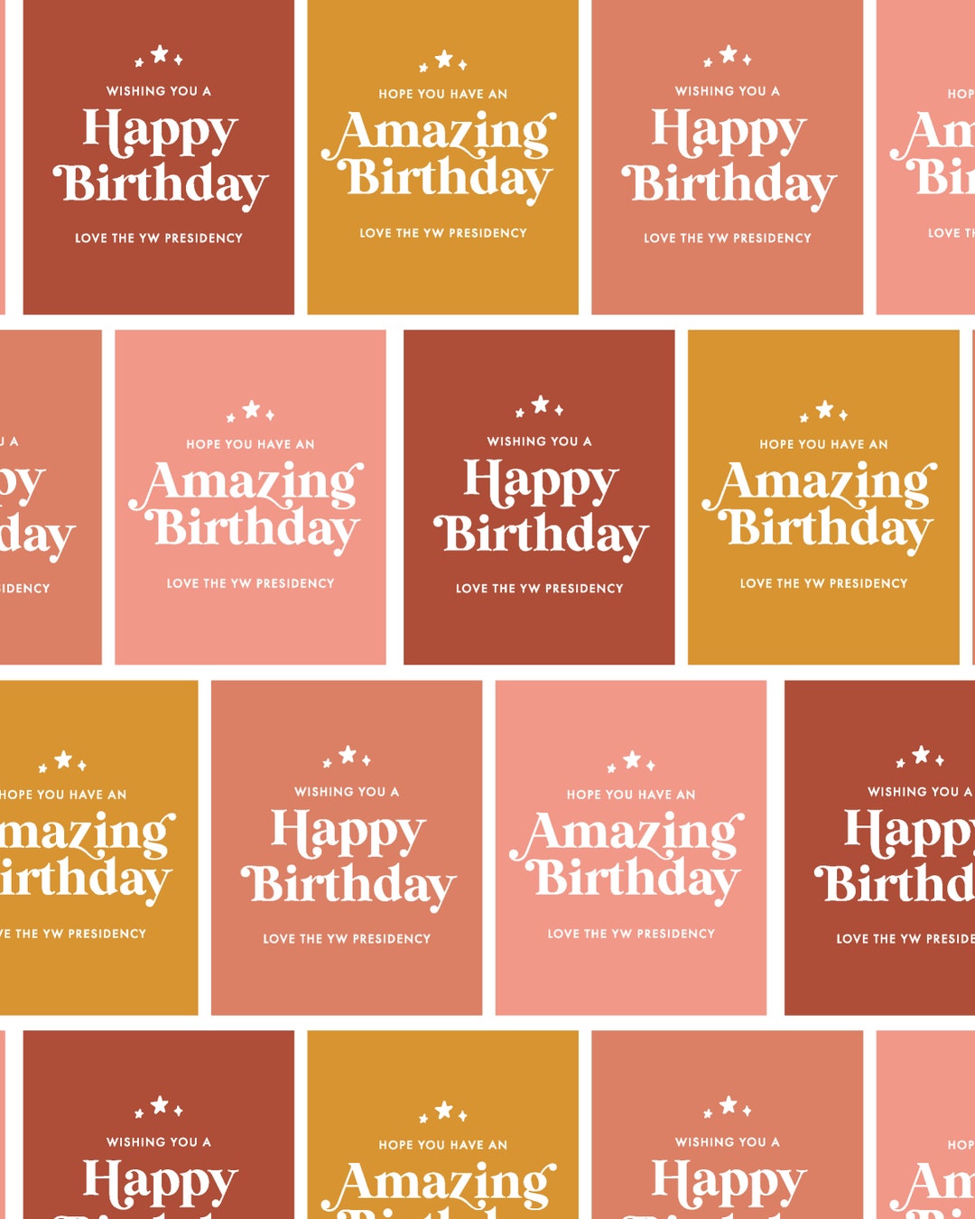 Young Womens Birthday Tag Printable - Etsy