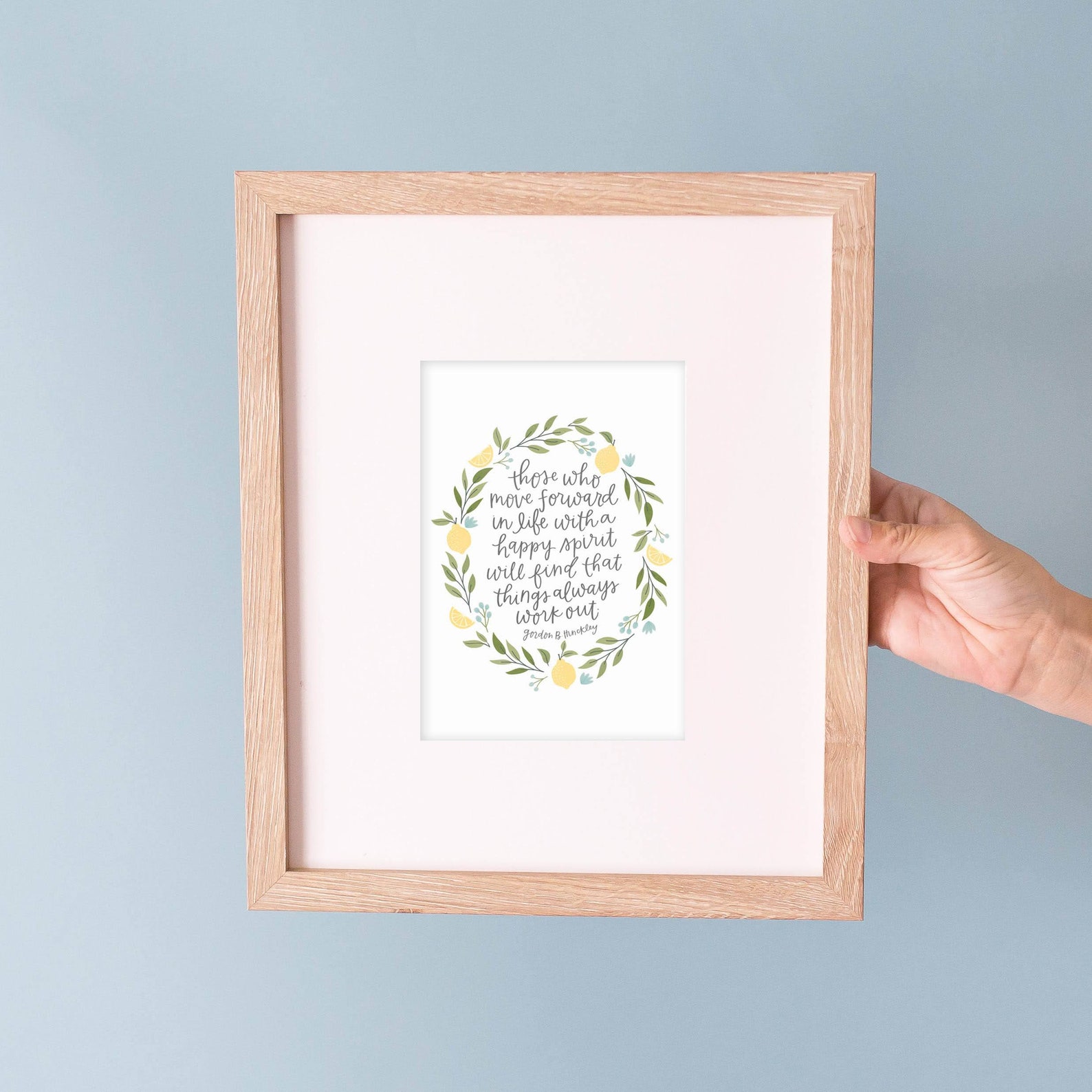 Things Will Work Out Art Print Gordon B. Hinckley Quote - Etsy