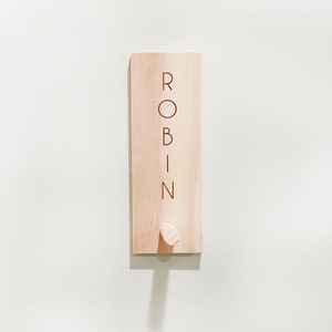 Children's Backpack Hook, Personalized Coat Hanger, Towel Hooks ...