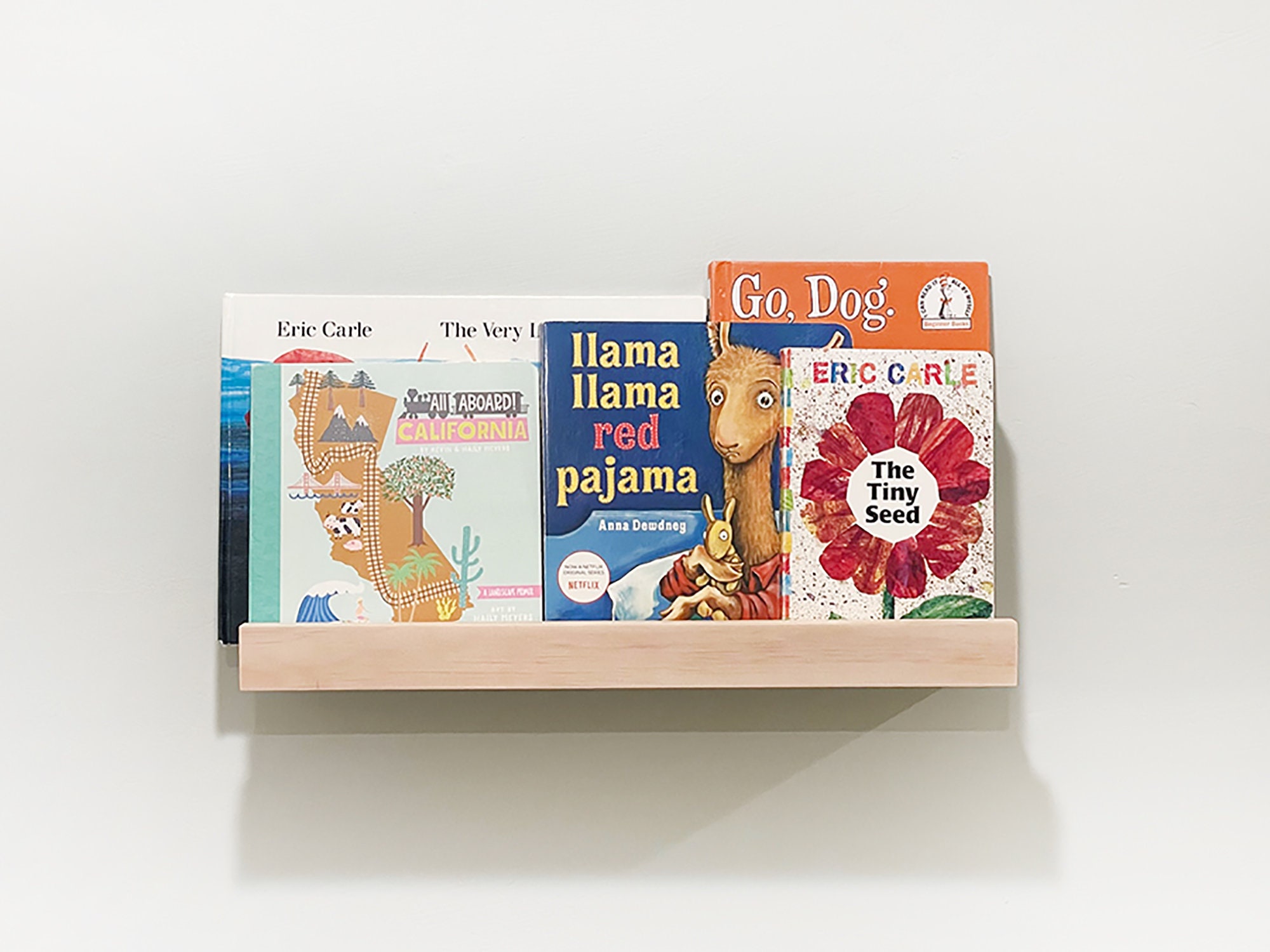 Wide Ledge Shelf, Bookshelf, Montessori Style Nursery Bookshelf ...