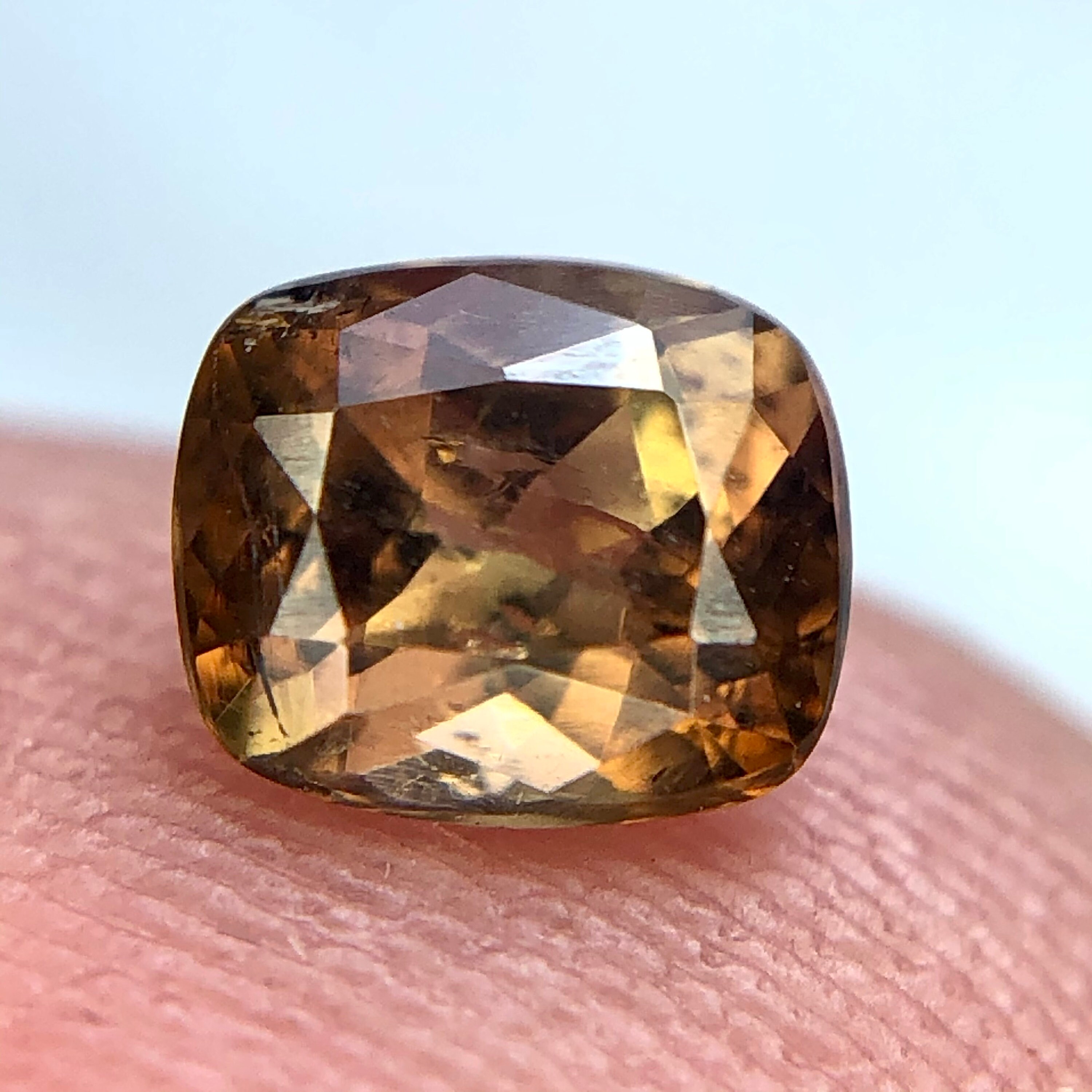 Rare Top Color Color Axinite Top Cut Gemstone From Pakistan - Etsy