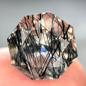 Rare Rutile Needles in Quartz Top Cut Gemstone From Pakistan - Etsy