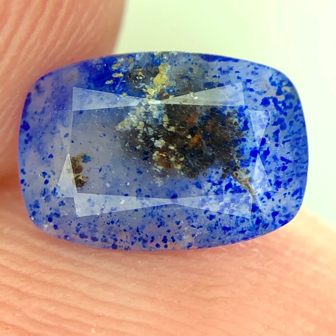 0.70ct Rare Lazurite in Afghanite Top Cut Gemstone From Afghanistan - Etsy