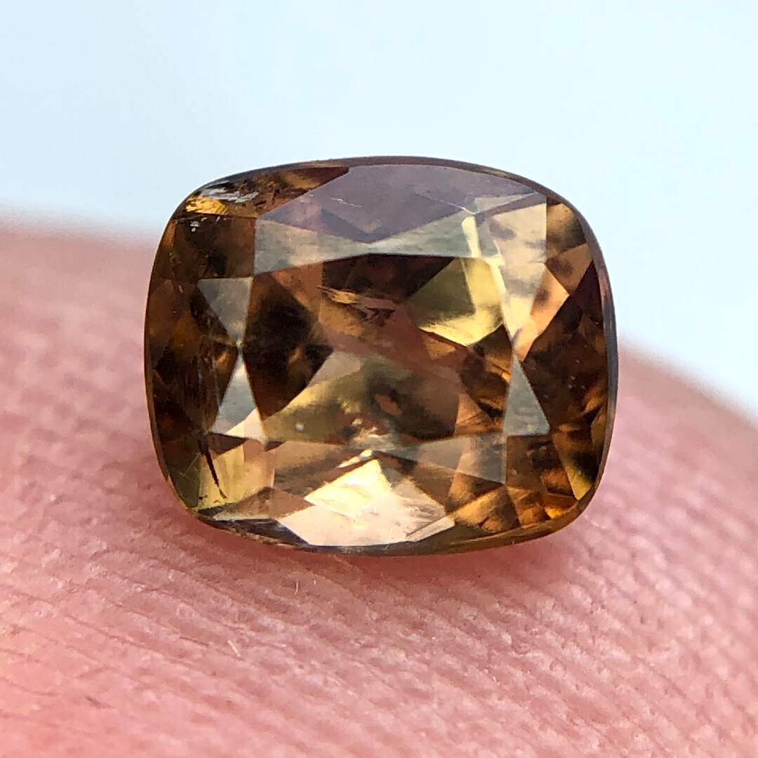 Rare Top Color Color Axinite Top Cut Gemstone From Pakistan - Etsy