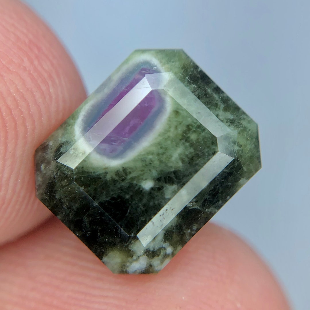 Rare Ruby in Zoisite Top Cut Gemstone From Pakistan - Etsy