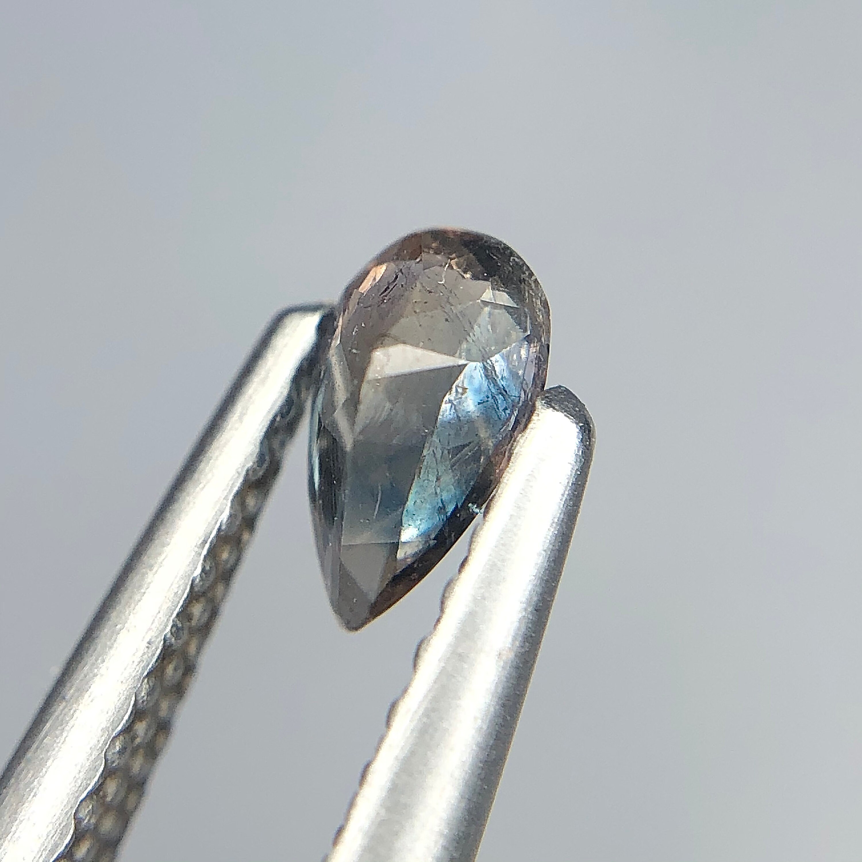 Rare Blue Phantom Axinite Top Cut Gemstone - Etsy