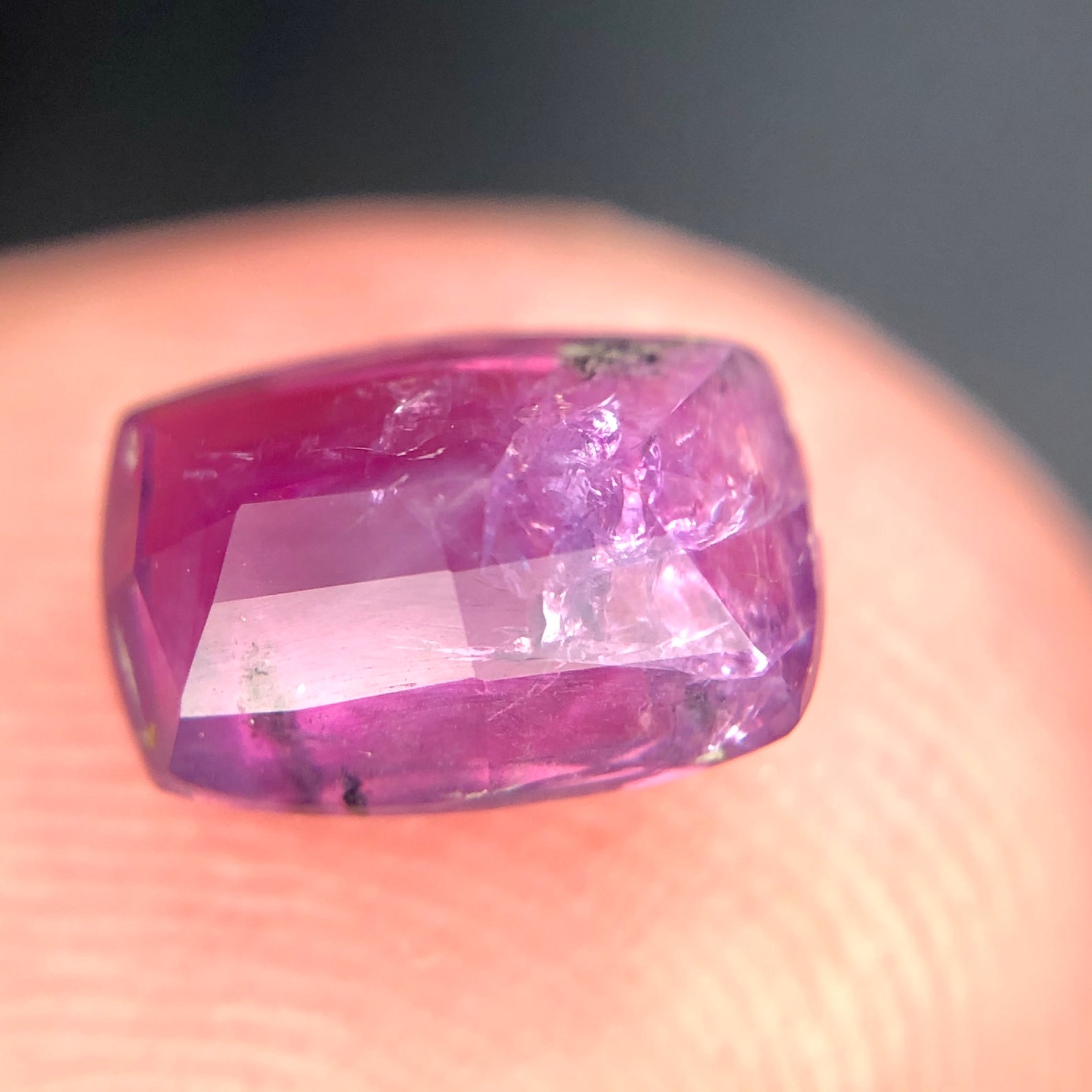 Natural Purple Sapphire Gemstone: 1.40 Carat, Afghanistan Origin - Etsy
