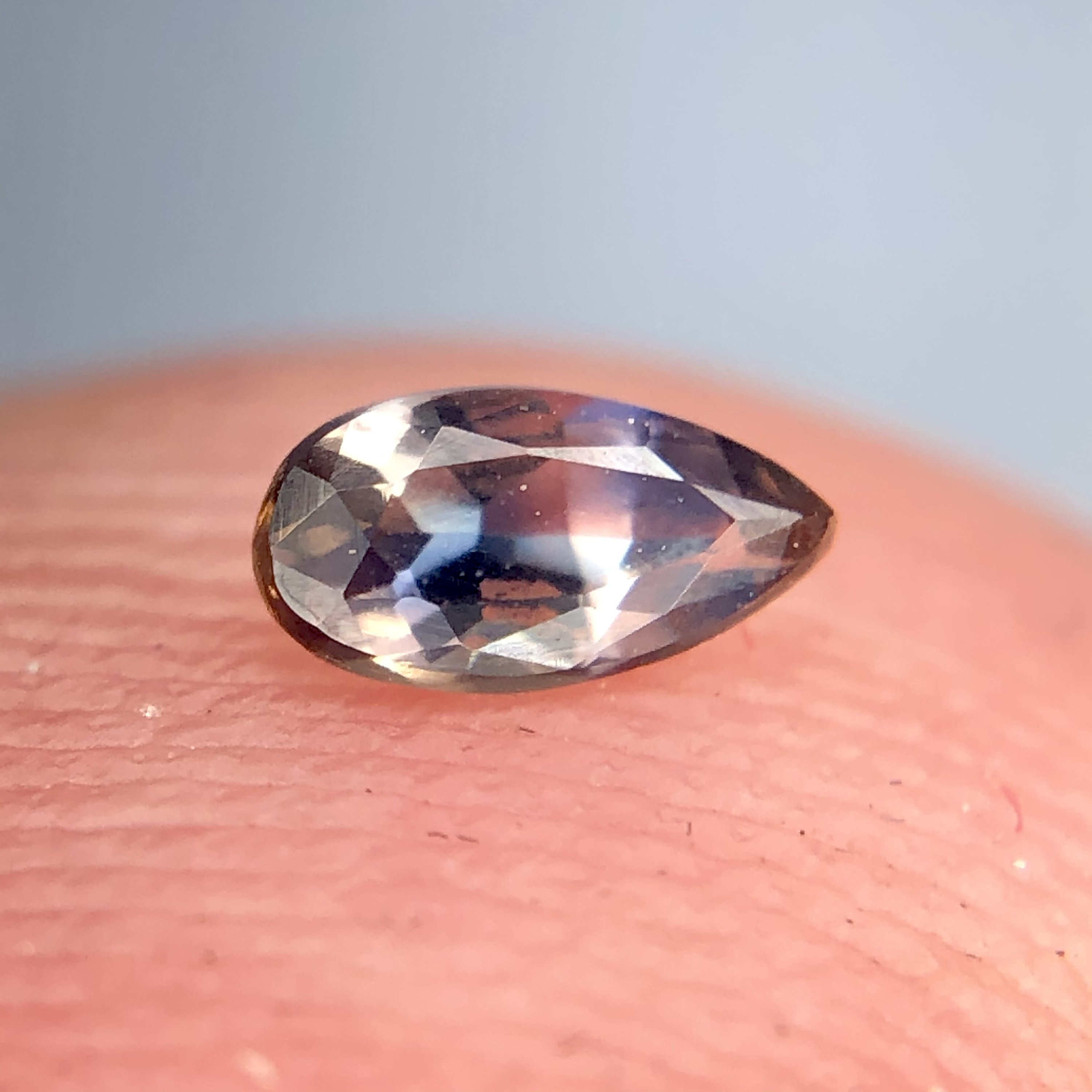 Rare Blue Phantom Axinite Top Cut Gemstone - Etsy