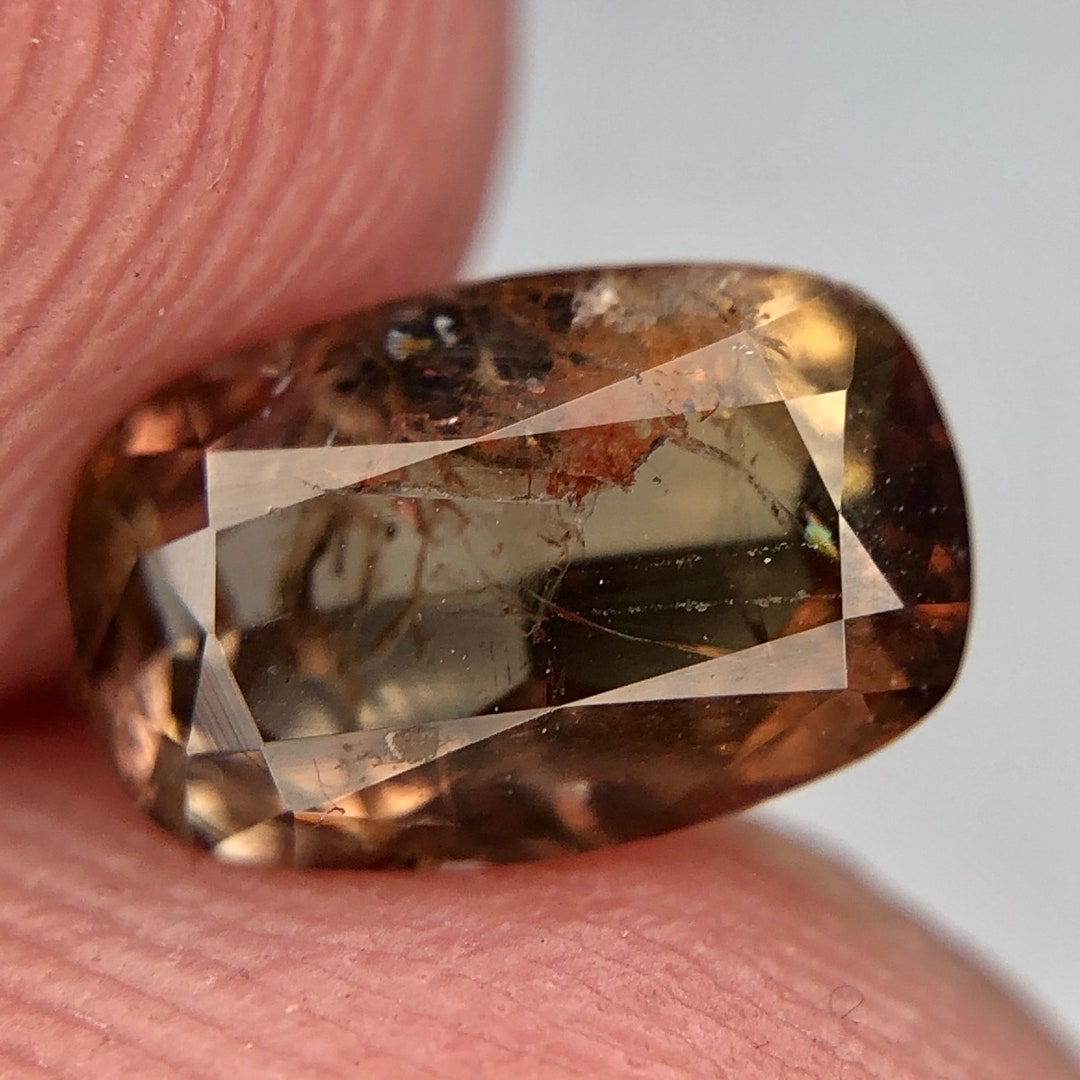 Rare Well Transparent Axinite Top Cut Gemstone From Pakistan - Etsy