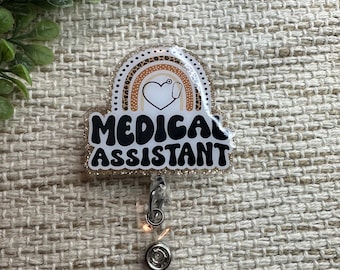 Medical Assistant Badge Reel - Etsy