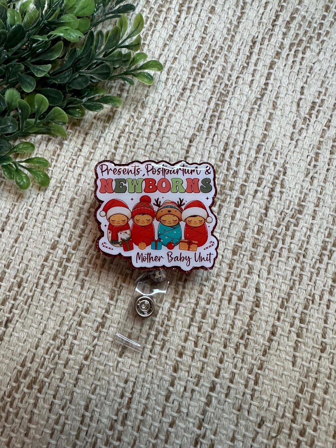 Postpartum Newborn Badge Reel – Mother Baby Unit Badge Holder, Labor ...