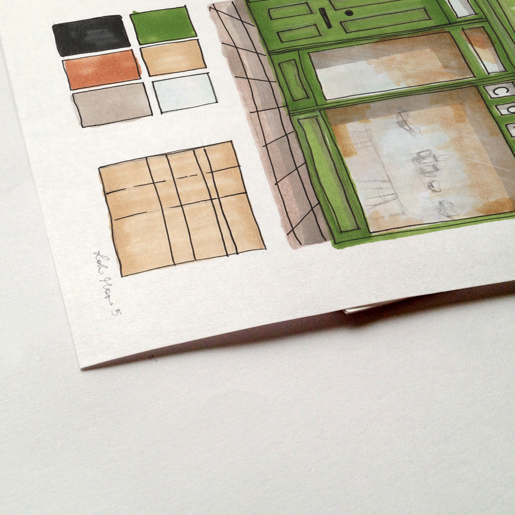 Coffee Shop Print | Home Decor, A5, A4 - Etsy