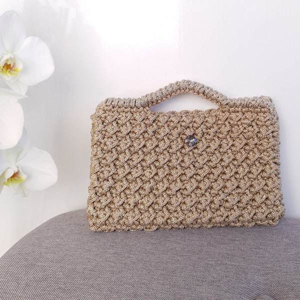 Hand Knit Bag - Etsy