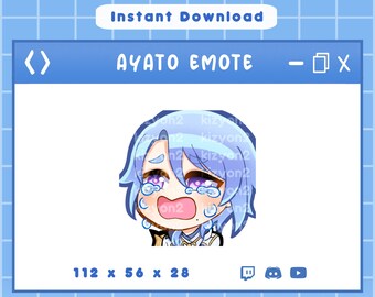 Ayato Kamisato Emote | Etsy UK