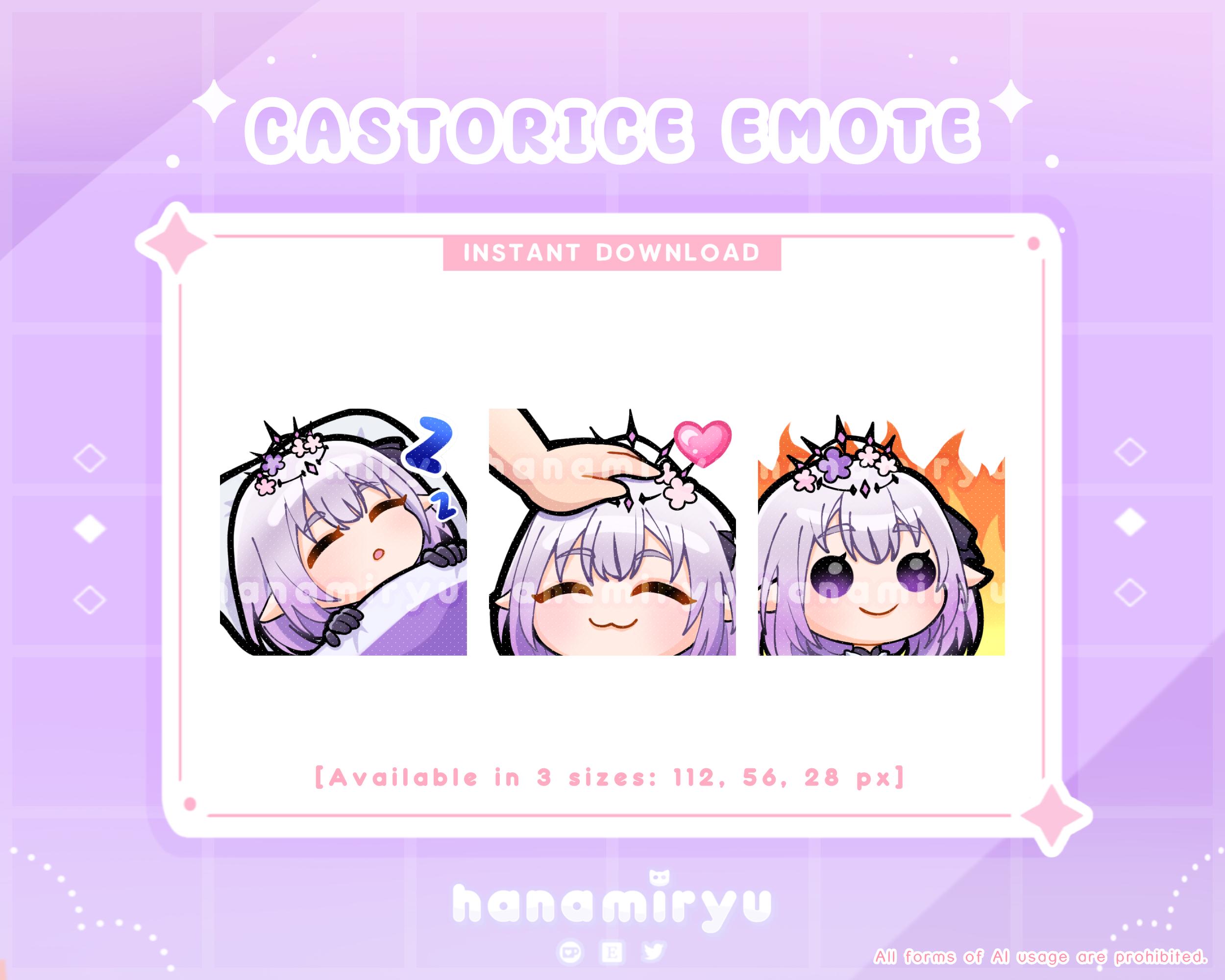 Castorice Emotes Set, Cute Chibi Honkai Star Rail Sleep / Pat / This is ...
