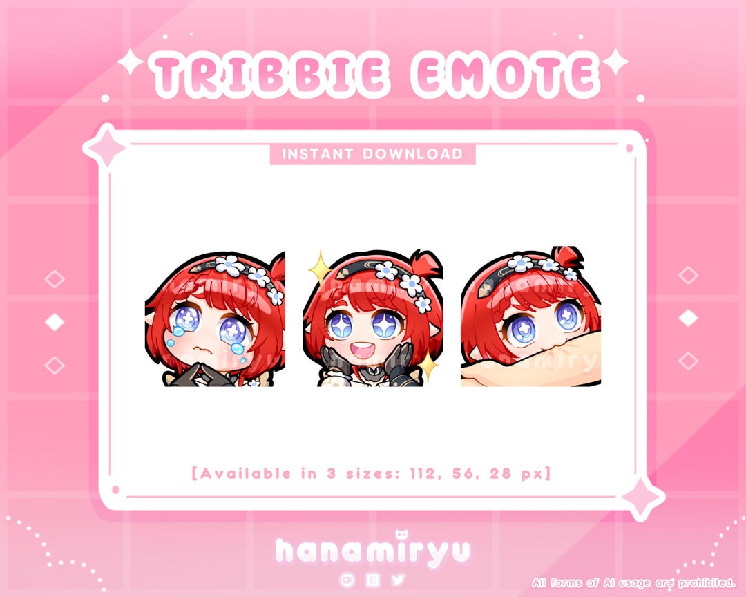 Tribbie Emotes Set, Cute Chibi Honkai Star Rail Tribios Puppy Eye ...