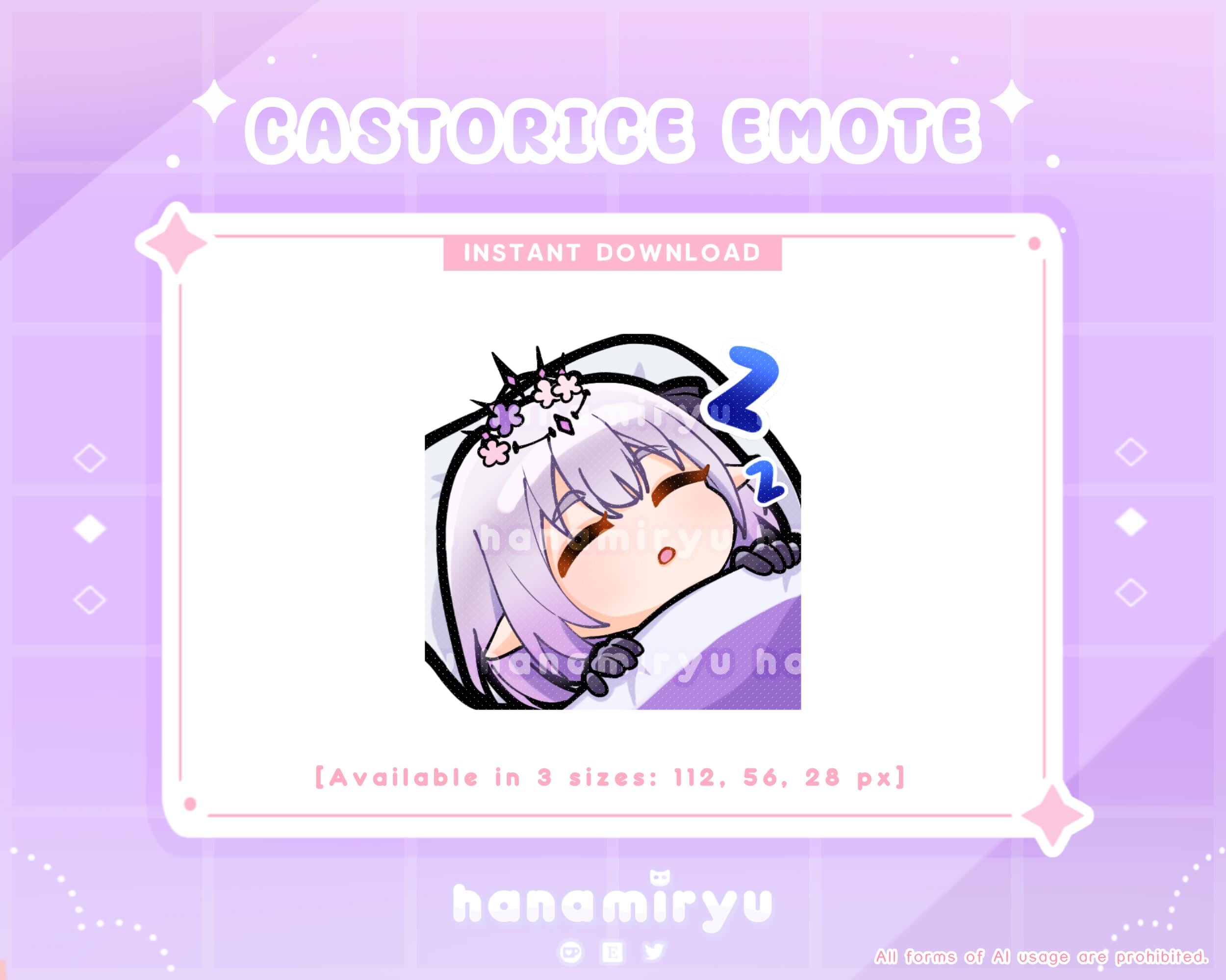 Castorice Emotes Set, Cute Chibi Honkai Star Rail Sleep / Pat / This is ...