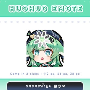 Huohuo Loading Emote, Cute Chibi Honkai Star Rail Fofo Think / Clueless ...