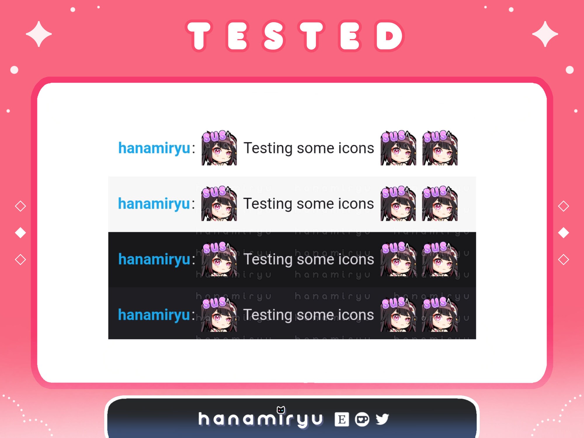 Sparkle Sus Emote, Cute Chibi Honkai Star Rail Hanabi Frown Emoji ...
