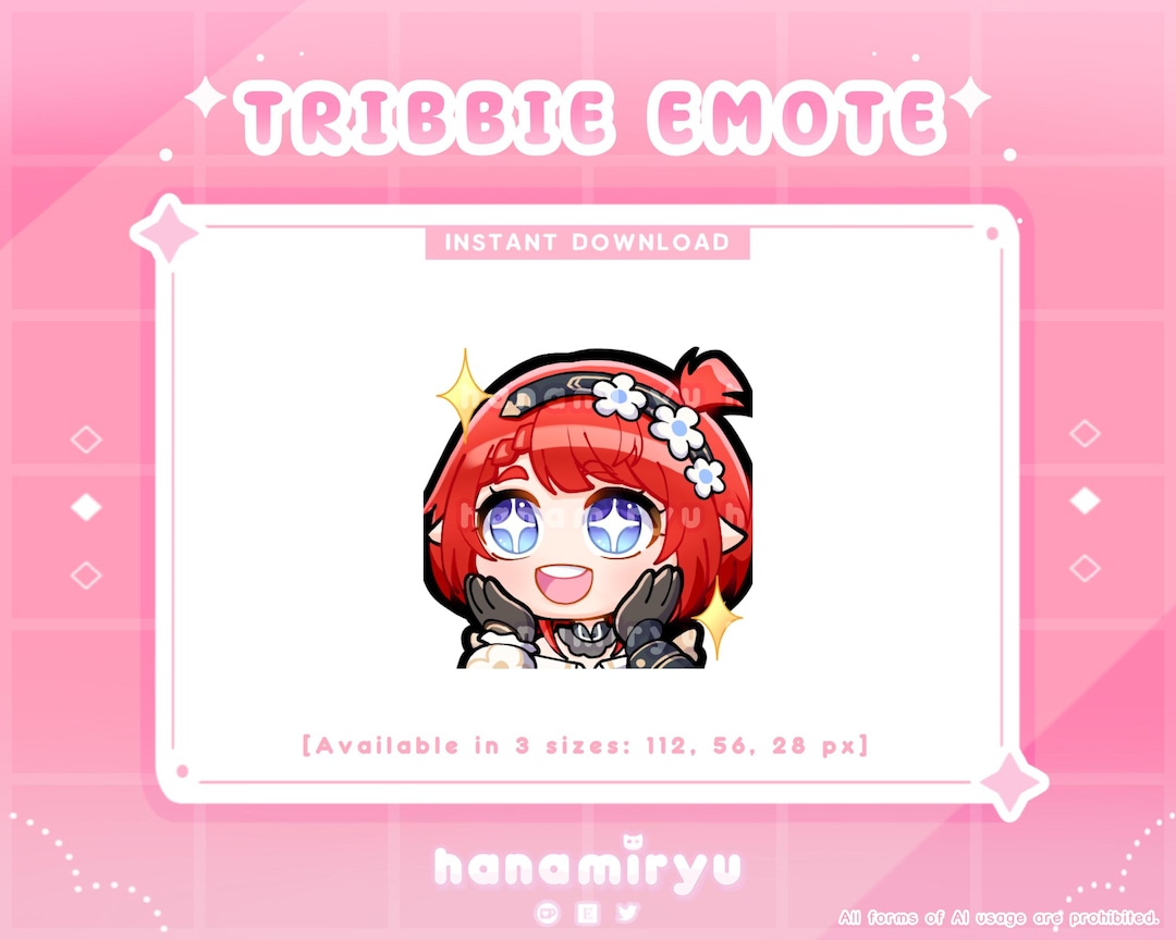 Tribbie Sparkle Eye Emote, Cute Chibi Honkai Star Rail Tribios Hype ...