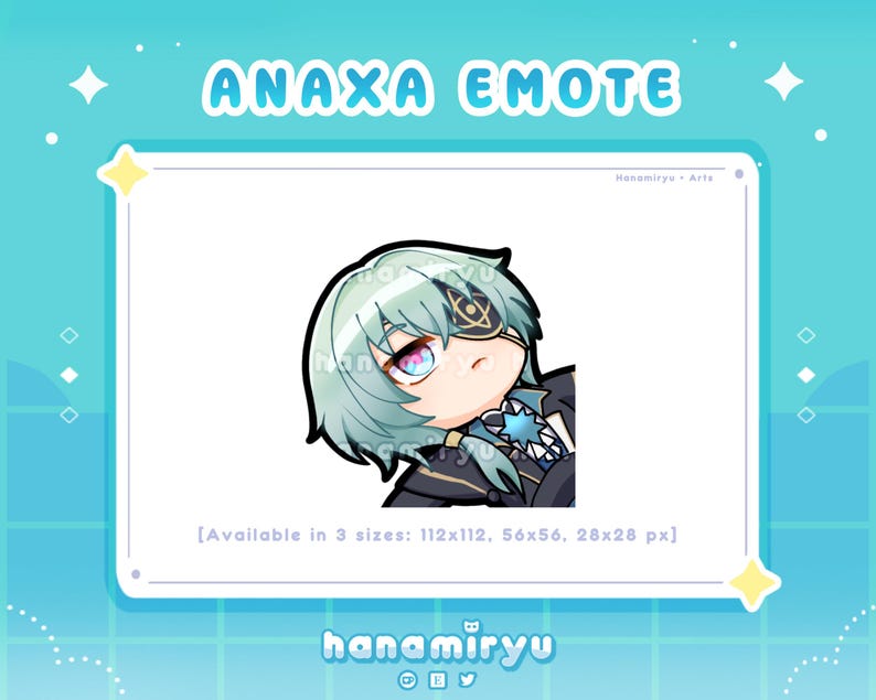 Anaxa Emote - Lazy, Cute Chibi Honkai Star Rail Anaxagoras Lying Down ...