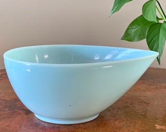 Fire King Blue Bowl - Etsy