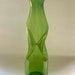 Vintage 1966 Blenko Glass 6634 Pinched 19 Floor Vase olive Green Joel ...