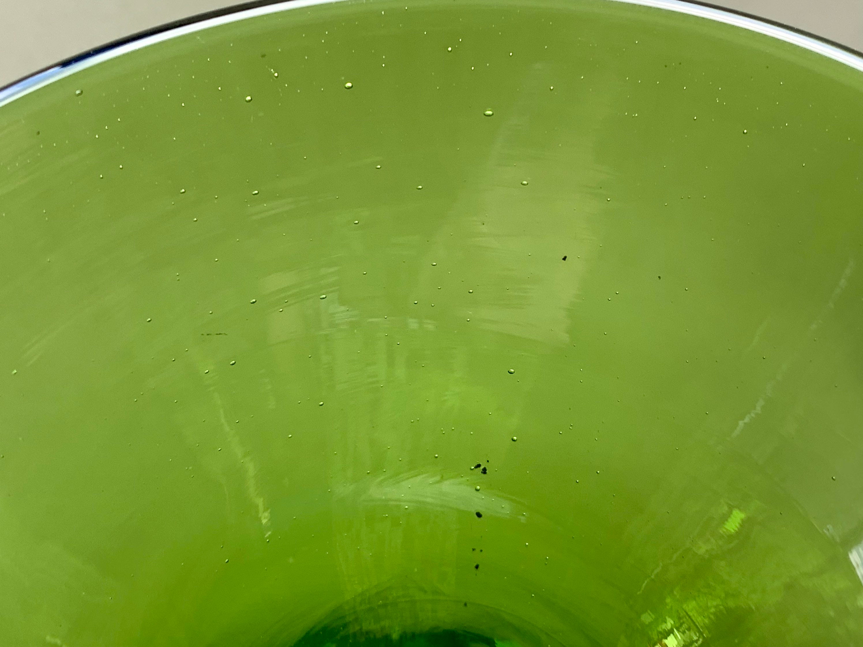 Vintage 1966 Blenko Glass 6634 Pinched 19 Vase olive - Etsy