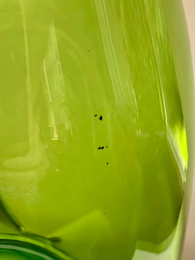 Vintage 1966 Blenko Glass 6634 Pinched 19 Vase olive - Etsy