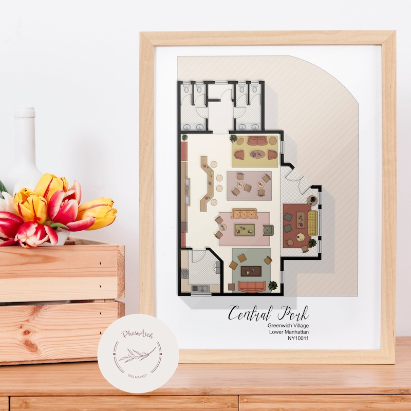 Friends Central Perk Printable - Etsy