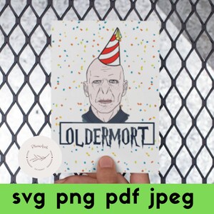 Oldemort Instant Download Birthday Card | Birthday Card | Print at Home ...