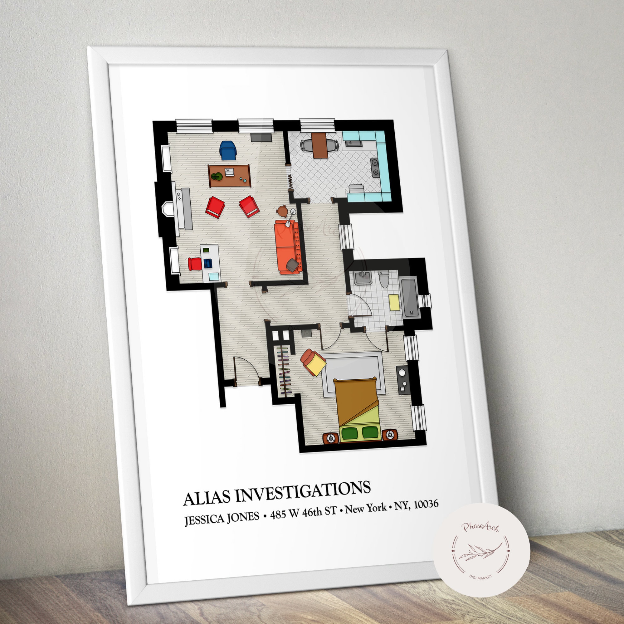 PRINTABLE PLAN From Alias Investigations Jessica Jones - Etsy
