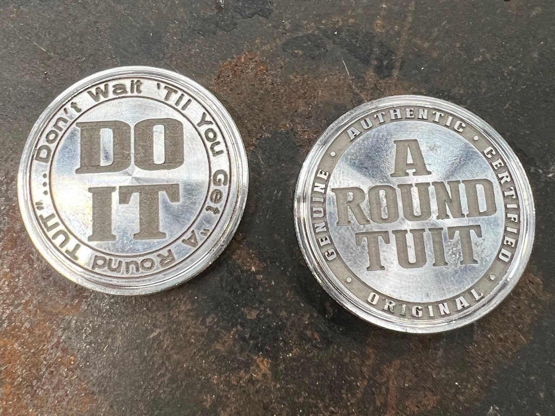 Round Tuit Coin - Etsy