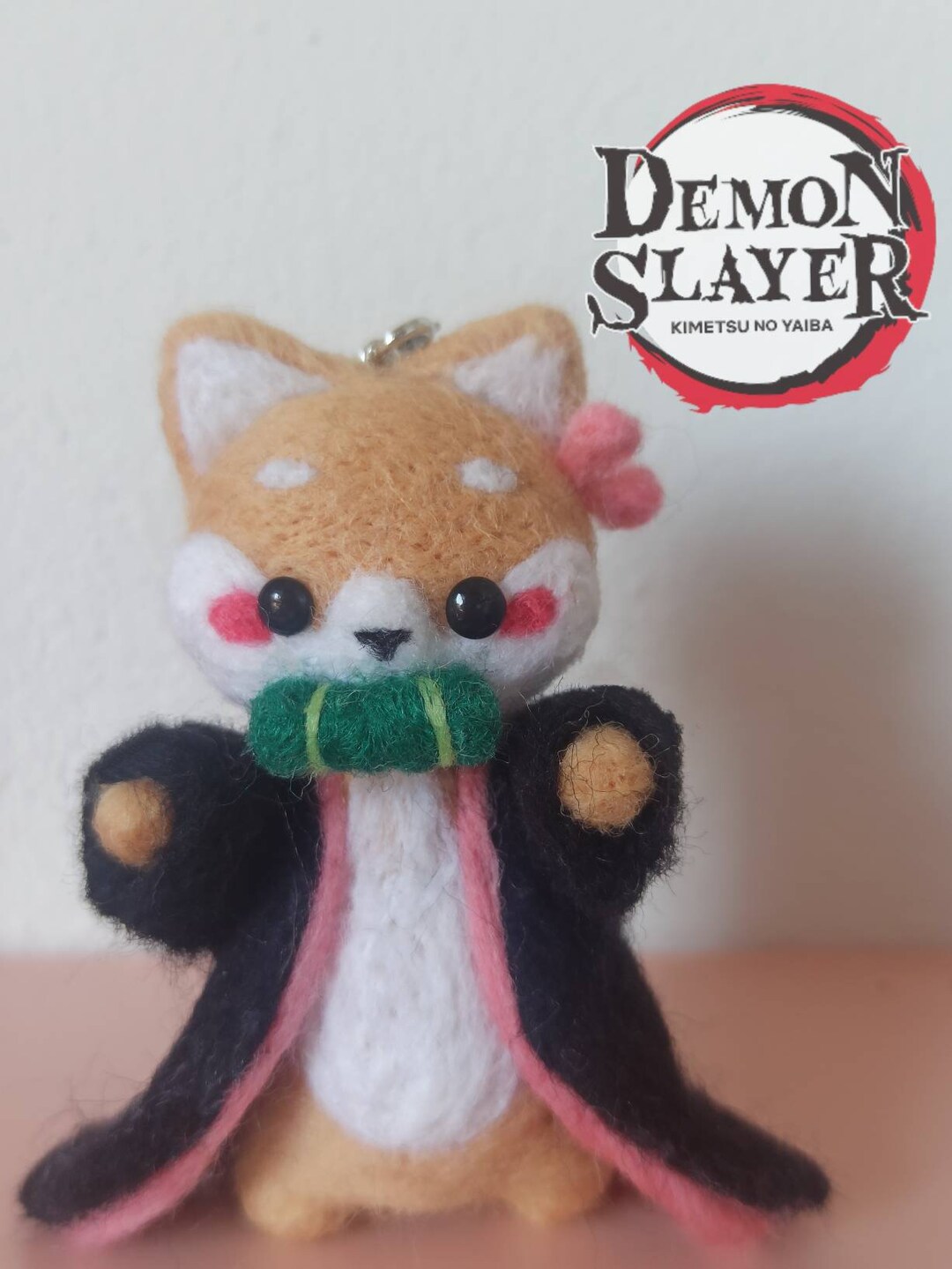Nezuko ~ Poppywool shop lavori in lana cardata oggetti kawaii nerd ...