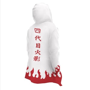 Namikaze Minato Cosplay Jacket Trench Robe Akatsuki Cloak Halloween ...