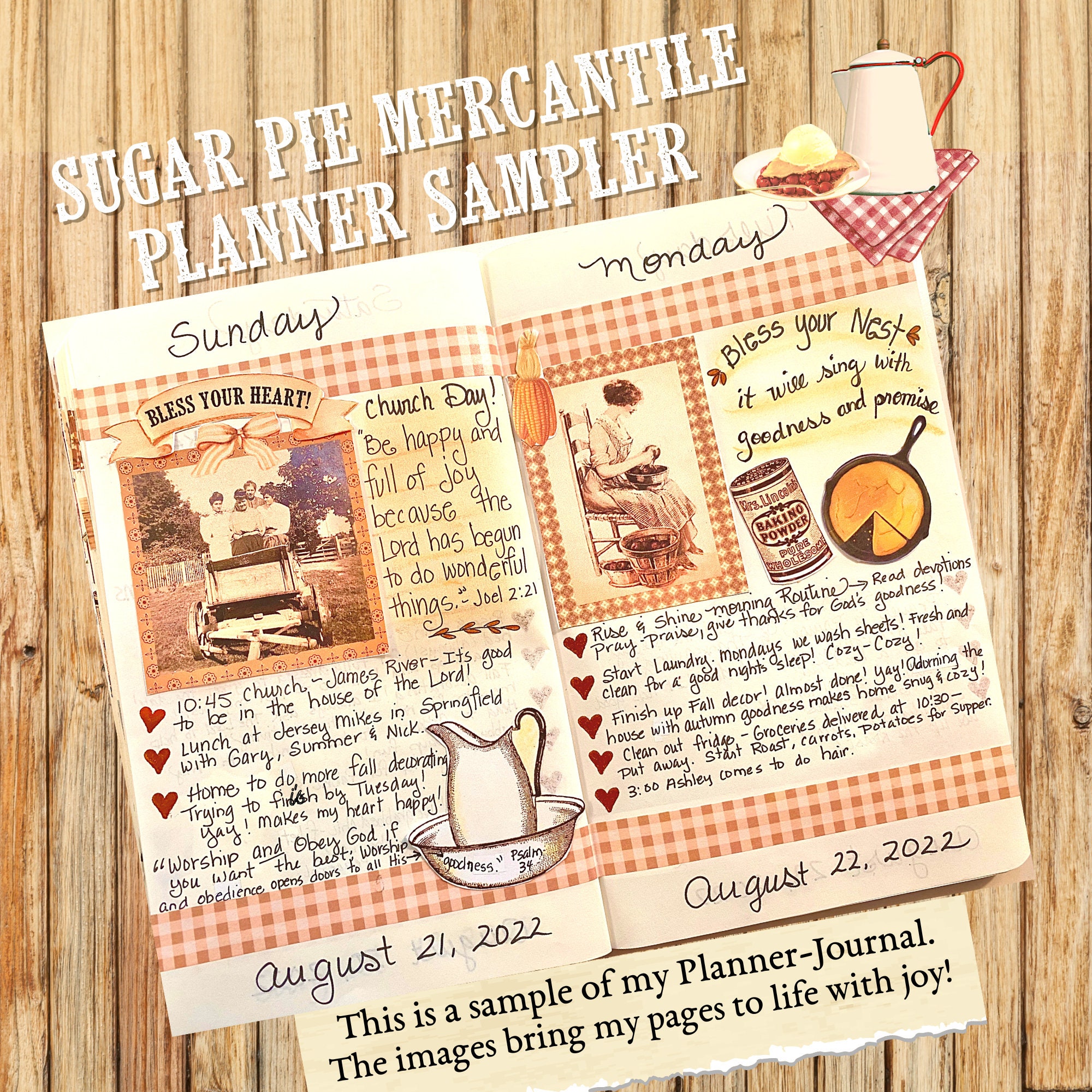 Fall Fun on the Farm Digital Clipart PDF for Your Planner or Journal - Etsy