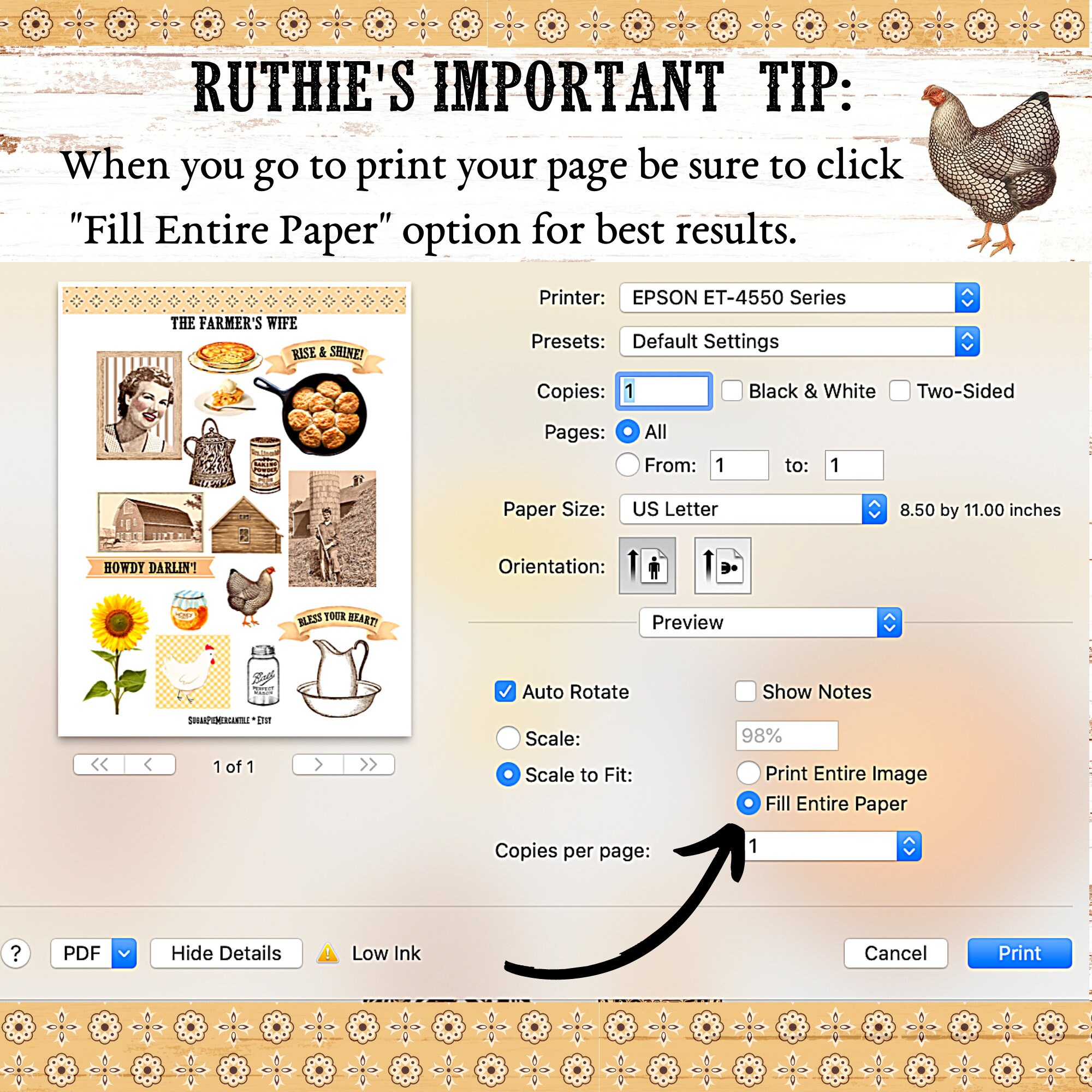 Fall Fun on the Farm Digital Clipart PDF for Your Planner or Journal - Etsy