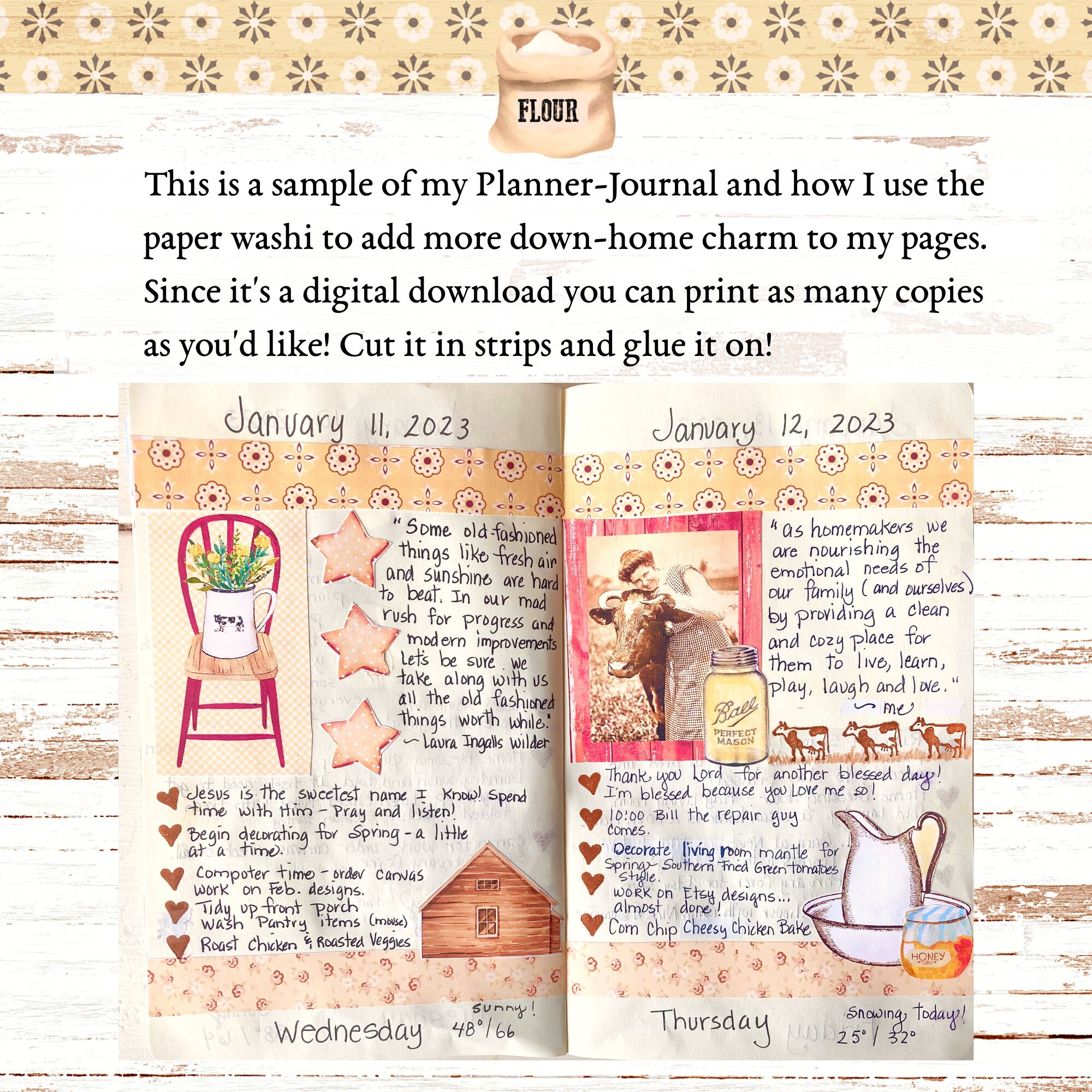 Prairie Girls - Digital Clip Art Page - PDF - Etsy