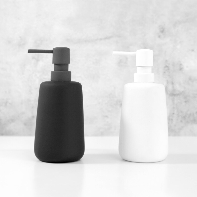 Modern Rubber Coated Soap Pump / Ceramic Liquid Soap Pump / - Etsy