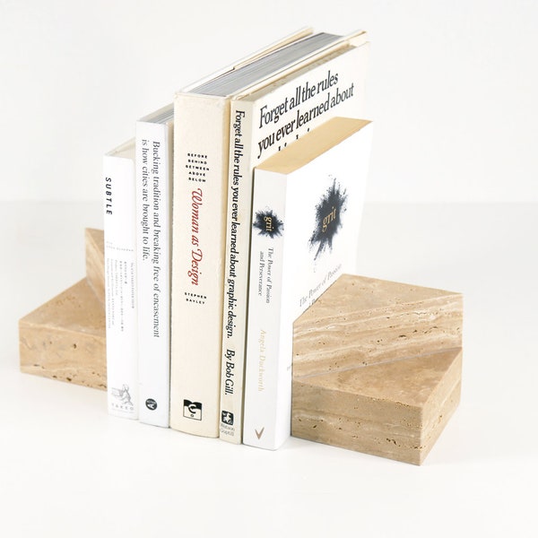 Book Ends Marble - Etsy