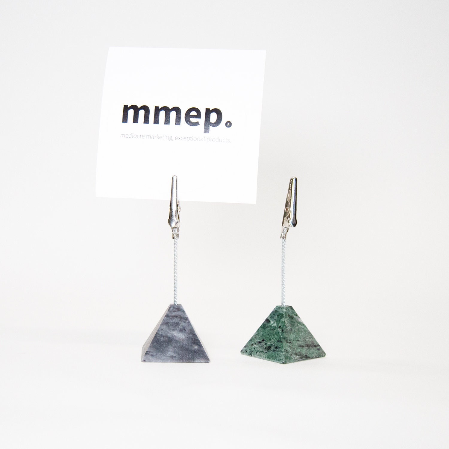 Marble Clip Photo Holder / Wedding Place Name Card Stand / - Etsy