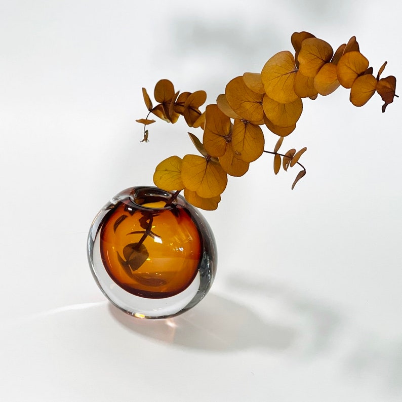 Minimalist Inverse Hand Blown Glass Vase - Etsy