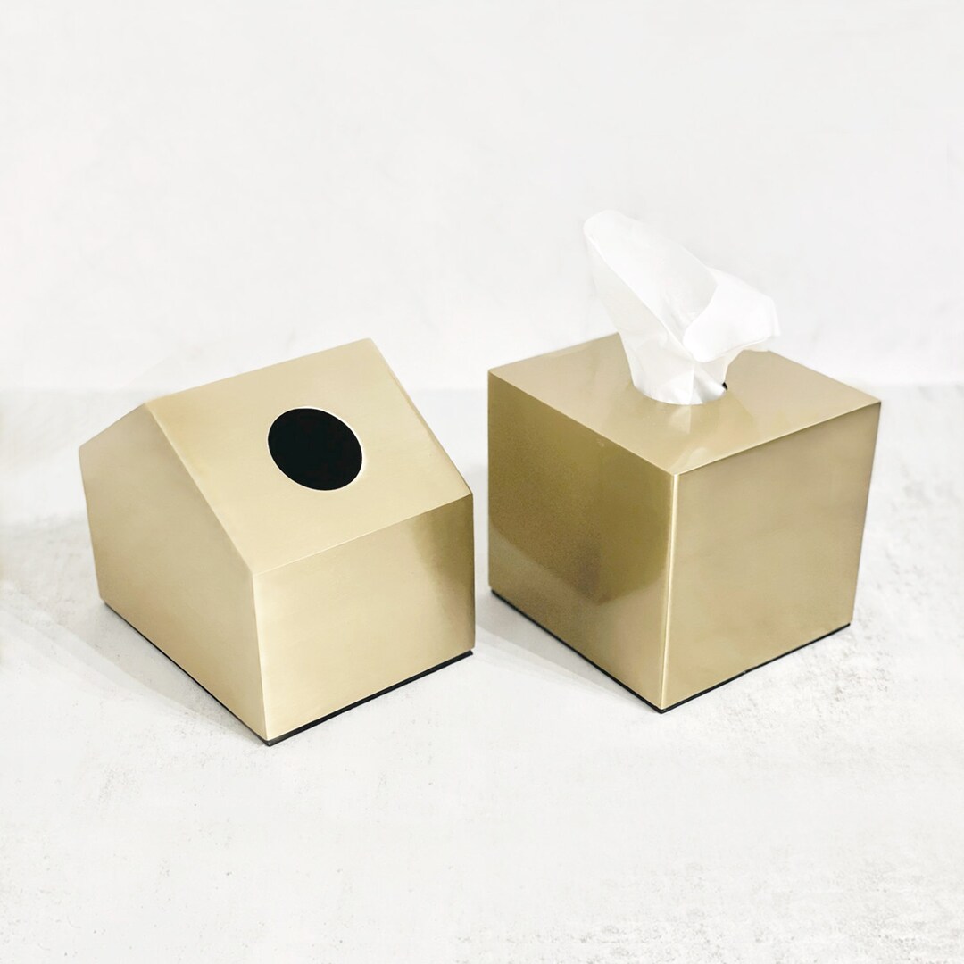 Modern Metal Tissue Box/housewarming Gift/unique Handmade Home - Etsy