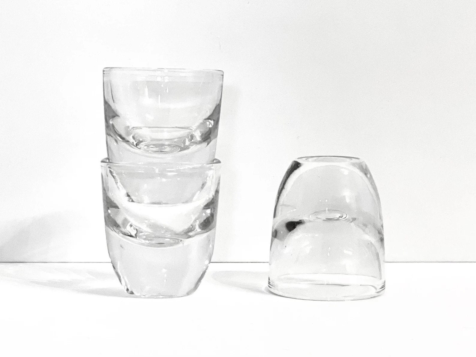 Modern Mini Bullet Shot Glass Set of Six Perfect - Etsy